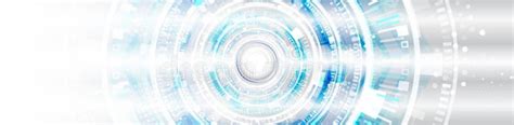 Wide Hi Tech Futuristic Technology Background Abstract Engineering Communication Sci Fi