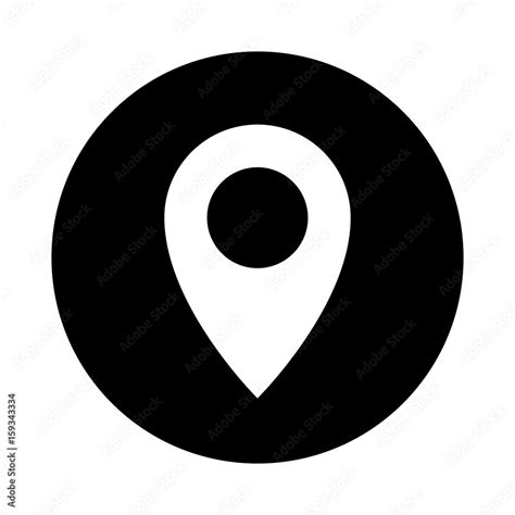 Map Icon Black