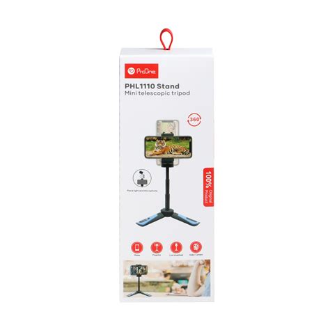 هولدر گوشی موبایل پایه دار Proone مدل Phl1110 خاکستری فروشگاه پنل