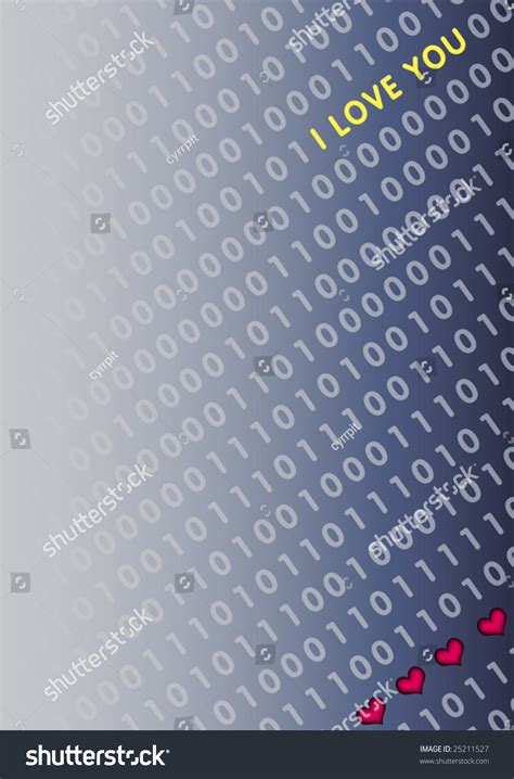 Gradient Coloured Background Diagonal Binary Code Stock Vector Royalty