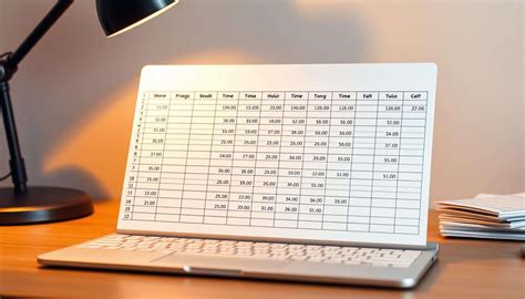 Stundenerfassung Excel Vorlage Kostenlos Downloaden