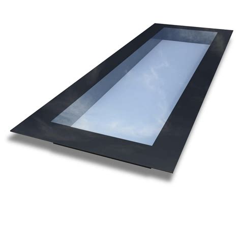 400 X 1500 Mm Frameless Skylight For Flat Roof Triple Glazed