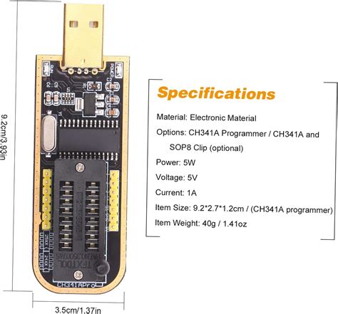 Buzhi Ch341a Programmer With Clip Ch341a Usb Programmer India Ubuy