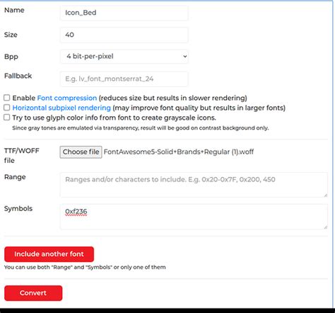 How To Create Fonts V84 How To Lvgl Forum