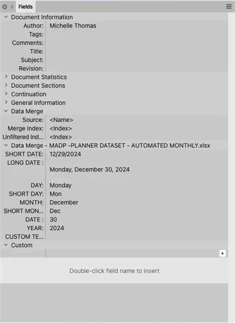 6 Easy Steps Affinity Publisher Data Merge Dated Planners