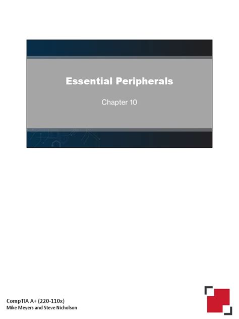 1102 Chapter 10 Essential Peripherals Slide Handouts Pdf Usb