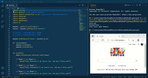 Create Jarvis Ai Using Python Code And Preview Below Atharva Khedekar