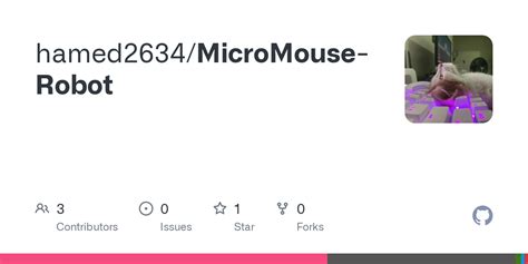 GitHub Hamed MicroMouse Robot