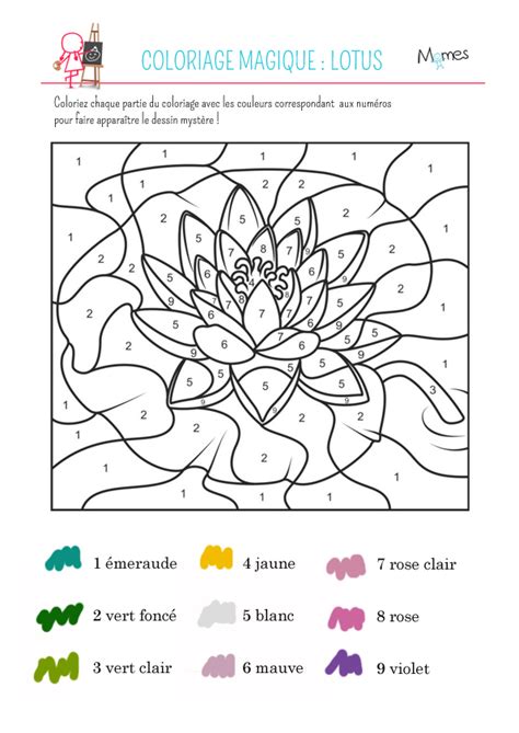 Coloriage Magique Fleur Tout Degorgement