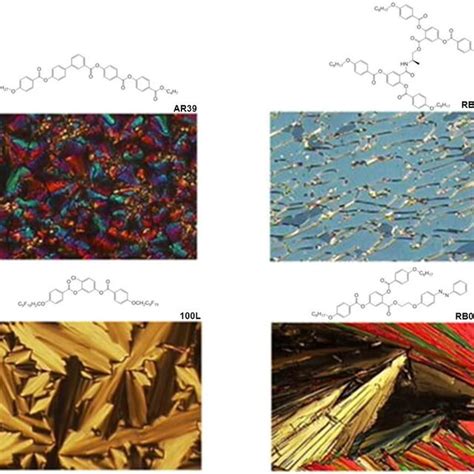 Liquid Crystal Molecular Structures And Textures Of Typical Nematic Download Scientific Diagram