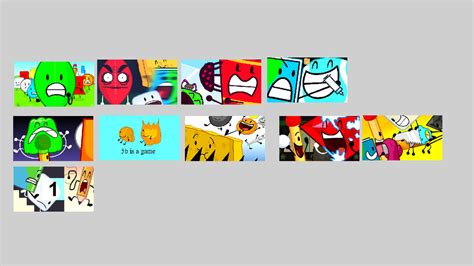 All Bfdia And Idfb Thumbnails By Abbysek On Deviantart