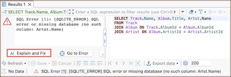 Fix Sql Errors Dbeaver Documentation