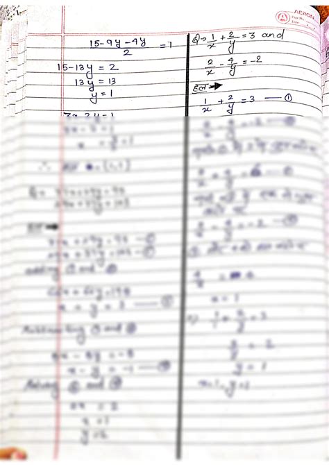 SOLUTION Linear Equations Examples And Solved Exercise Studypool