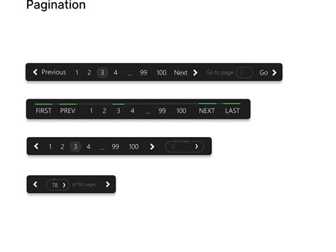 Pagination Web And App Uxui Design By Jerem Mathew Ux Ui Designer