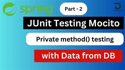 junit testing with mockito part 7 2 in tamil springboot java dinatechy youtube