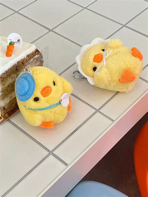 삐약삐약 병아리 애착인형 2color 에이블리