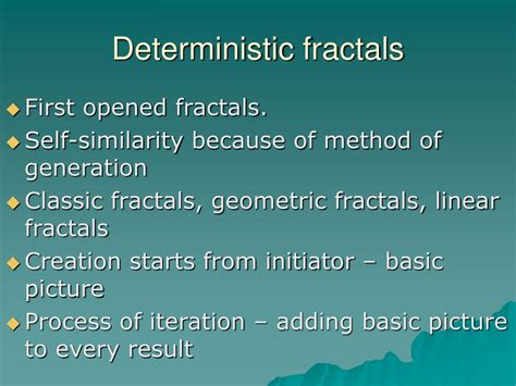 Ppt Fractals And Chaos Theory Powerpoint Presentation Free Download