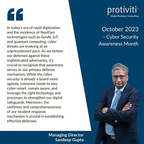 Ca Khushboo Mehta On Linkedin Cybersecurity Protiviti