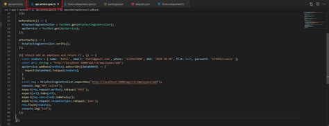 How To Post And Put Request In Unit Testing With Front End Angular And Back End Node Using