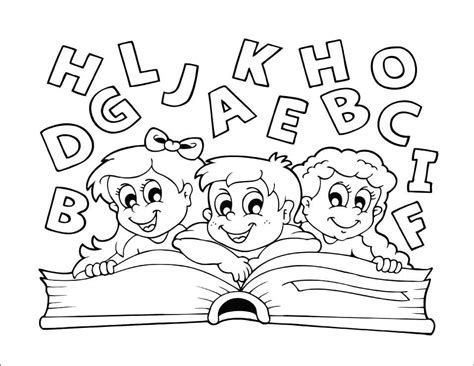 Coloring Page For Kindergarten