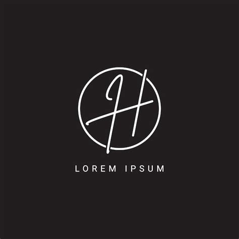 Premium Vector Alphabet Letters Icon Logo H Monogram