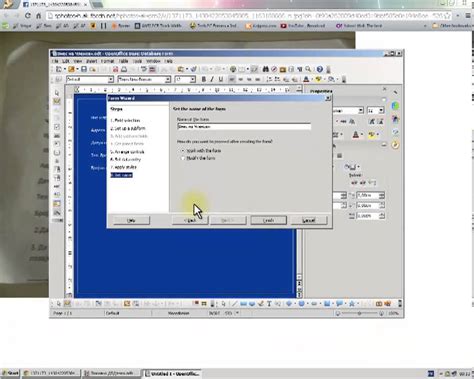 Tutorial Simple Open Office Base 401 Youtube