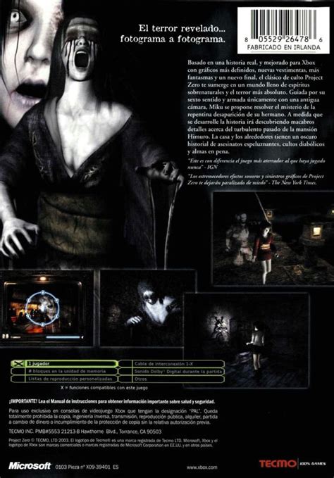 Fatal Frame Cover Or Packaging Material Mobygames