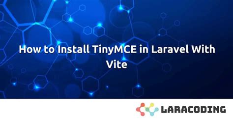How To Install Tinymce In Laravel With Vite