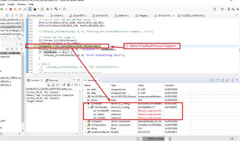 Compilercc3220s Launchxl I2copenboardi2c0 Andi2cparams Failed When