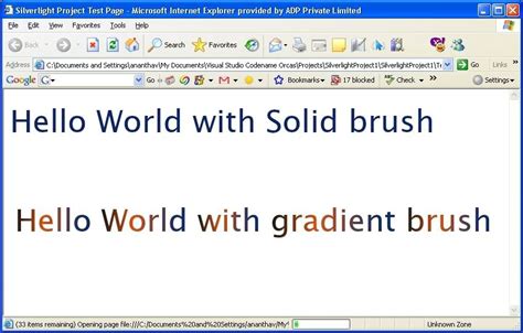 Silverlight Tutorials How To Use Gradient Color Brush In Silverlight