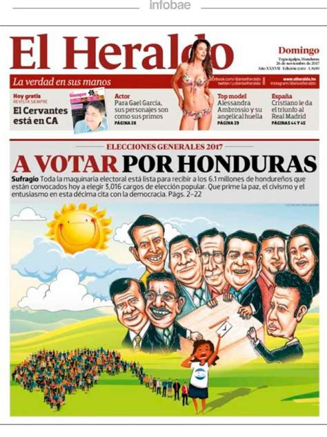 El Heraldo Honduras 26 De Noviembre De 2017 Infobae