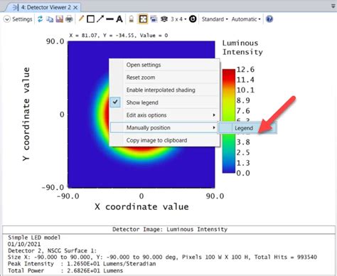 Bug Detectorview With Wrong Colorbar Position Zemax Community