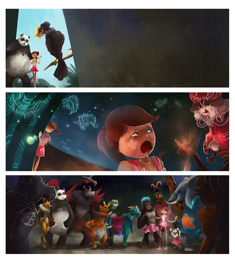 Fantasy Circus Storyboard Behance