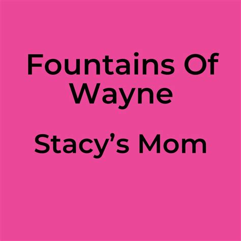 Sunfly Karaoke Stacys Mom Fountains Of Wayne
