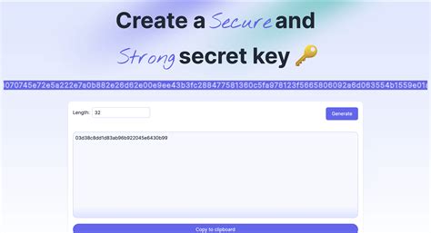 github chocoscoding keygen generate secret keys with a nice and
