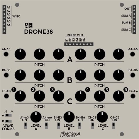 Ae Modular New Drone38 A Sound Generator With 18 Oscillators Strongmocha