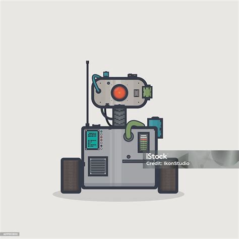 Robot Kotak Klasik Ilustrasi Stok Unduh Gambar Sekarang Robot Aktivitas Fisik Aktivitas