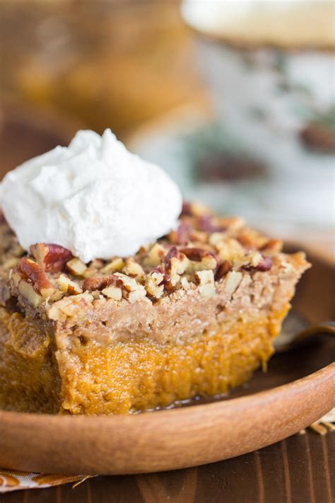Upside Down Pumpkin Cake The Gold Lining Girl