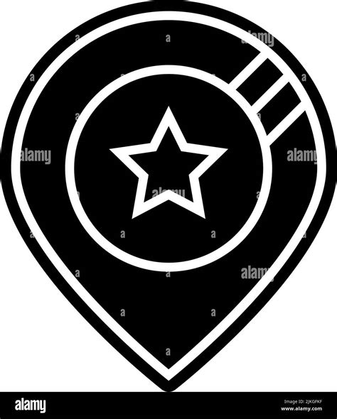 Position Icon Black Vector Illustration Stock Vector Image And Art Alamy