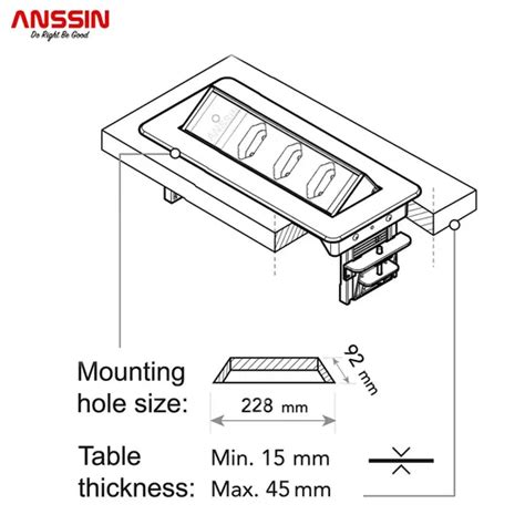 Conference Hidden Vertical Table Desk Power Socket Automatic Pop Up Power Socket Flip Up