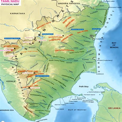 Geography Of Tamil Nadu The Civil India