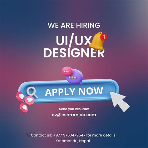 Hiring Uiux Hiringnow Uiuxdesigner Userexperience Userinterface… Eshram Jobs