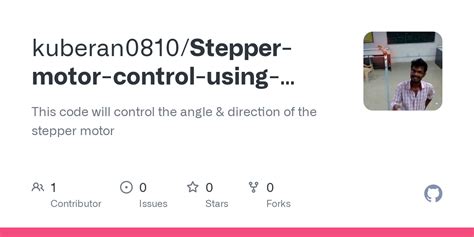 GitHub Kuberan Stepper Motor Control Using Arduino This Code Will Control The Angle