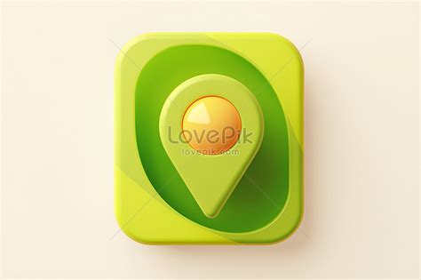 녹색 위치 아이콘 일러스트 무료 다운로드 Lovepik
