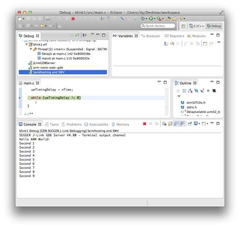 The SEGGER J Link Debugging Plug In Eclipse Embedded CDT C C