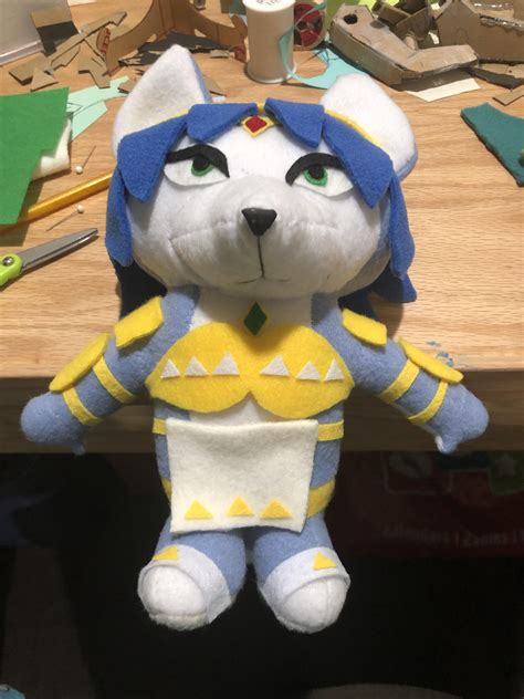 Krystal Plush Inspired By The Original Star Fox Plush Line R Starfox