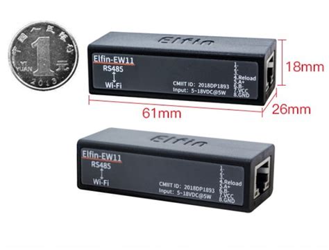 Ethernet Elfin Ee10 Ee11 Serial Port Rs485 To Ethernet Device Server