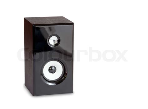 Old Speaker Isolated Stock Image Colourbox