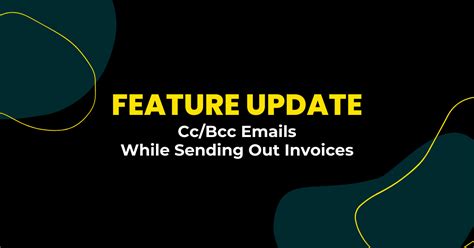 Feature Update Ccbcc Emails While Sending Out Invoices Last Crm