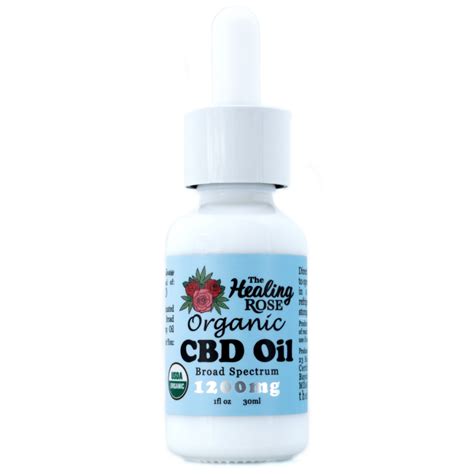 1200mg Cbd Oil Broad Spectrum The Healing Rose